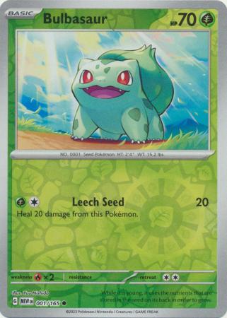 Bulbasaur (Reverse holo) - 001/165 | Golden Gamers
