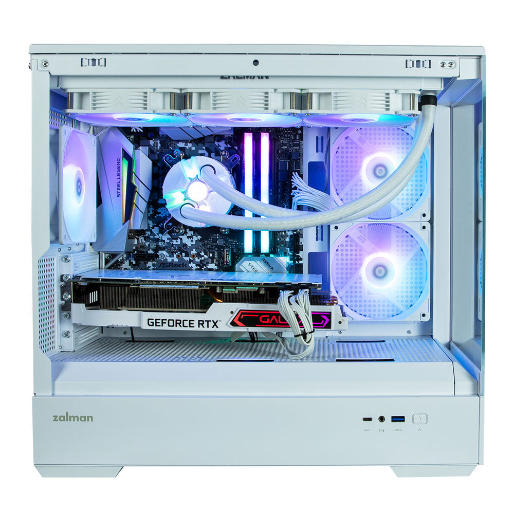 Zalman P30 Blanco Micro-Atx (Incluye 3 ventiladores) | Golden Gamers