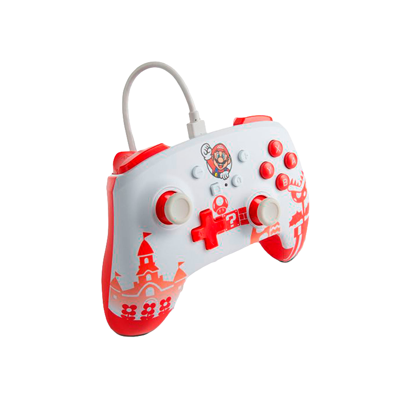 CONTROL NINTENDO SWITCH SUPER MARIO RED/WHITE | Golden Gamers