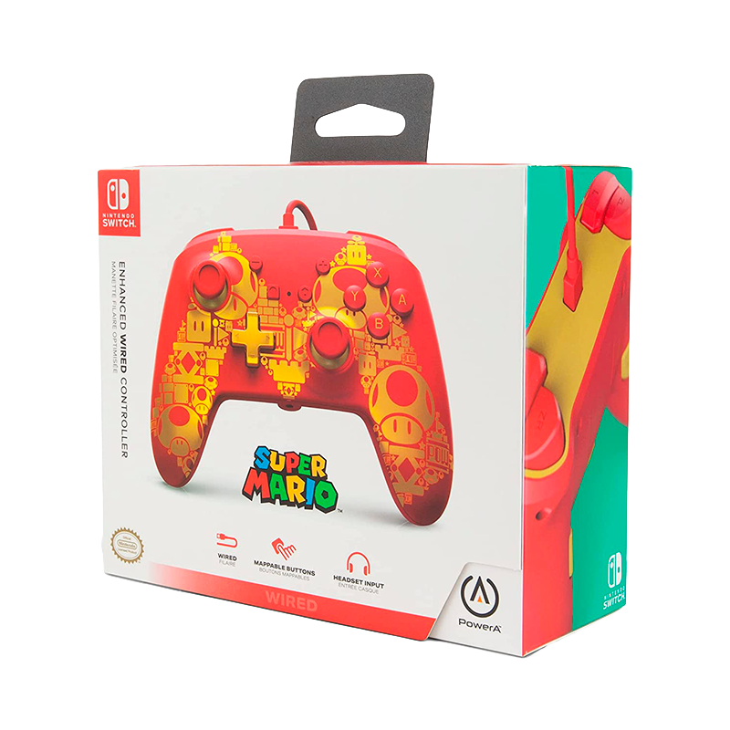 CONTROL NINTENDO SWITCH MARIO GOLD | Golden Gamers